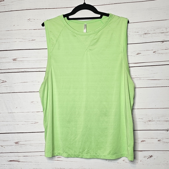 Fabletics | Tops | Fabletics Green Sleeveless Athletic Top | Poshmark